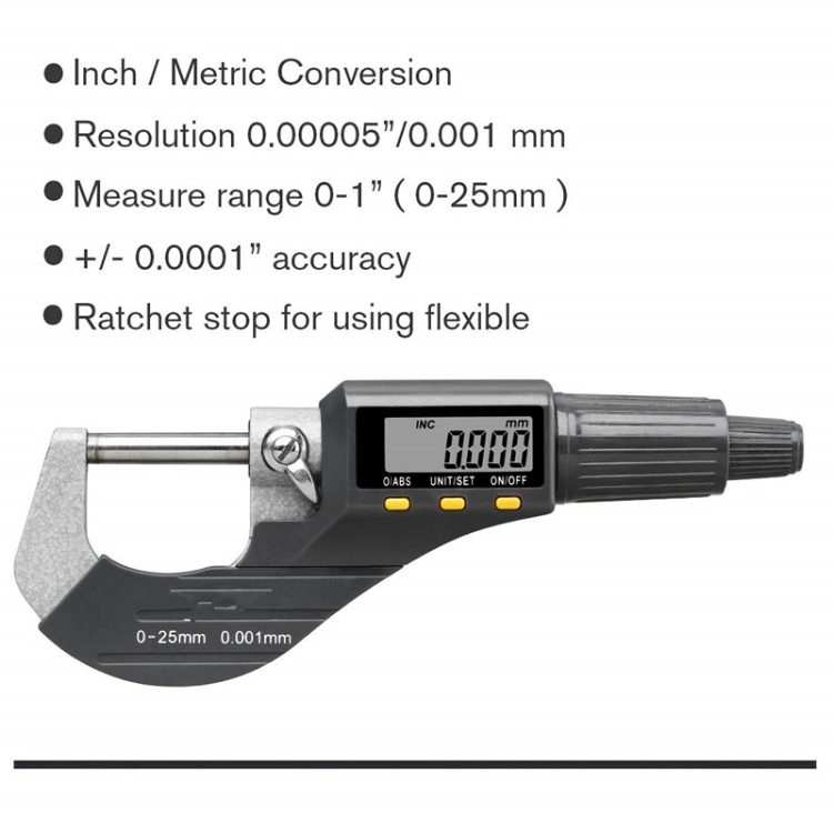 Buy China Wholesale Digital Micrometer, Professional Inch/metric ...