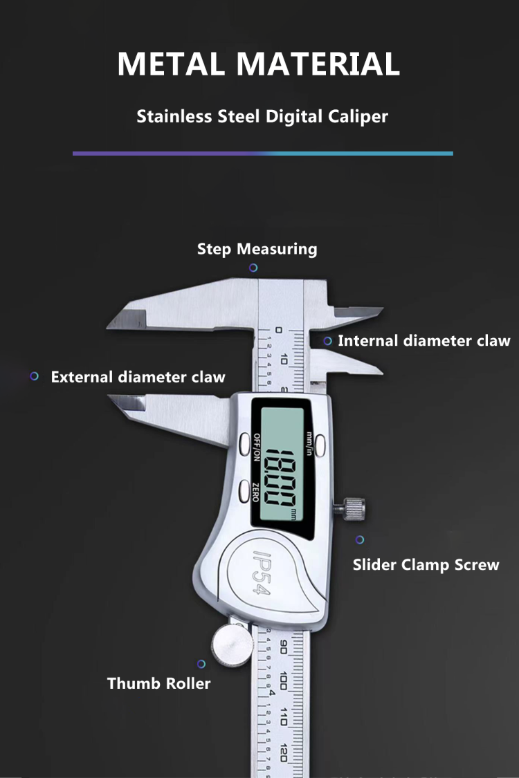 High Precision Ip54 Waterproof Stainless Steel Measuring Tools ...
