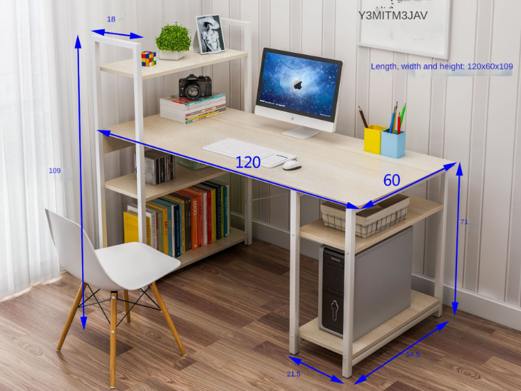Buy Wholesale China Modern Computer Desk Desktop Simple Home Student ...