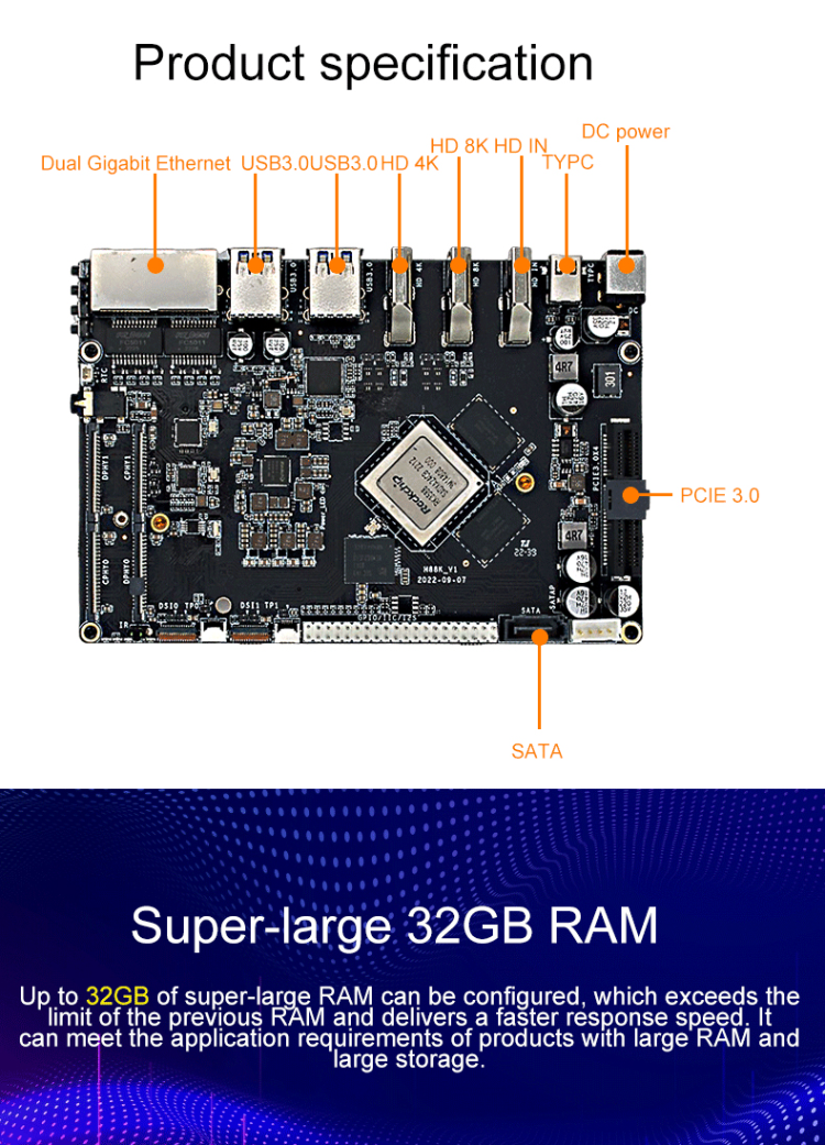 Android Embedded Board Arm Som Rockchip Rk3588 Development Board - Buy ...