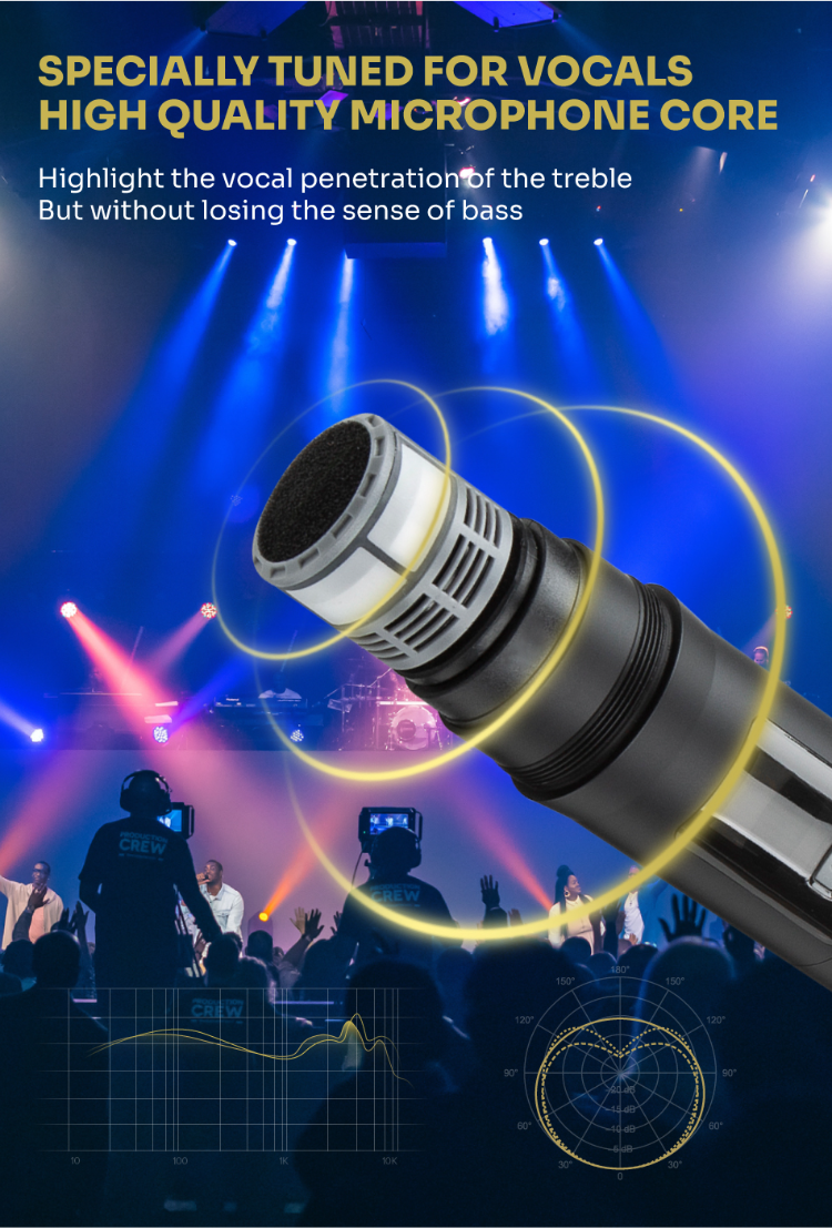 Buy Wholesale China Professional Dual Channel Mic Uhf Dynamic Handheld ...