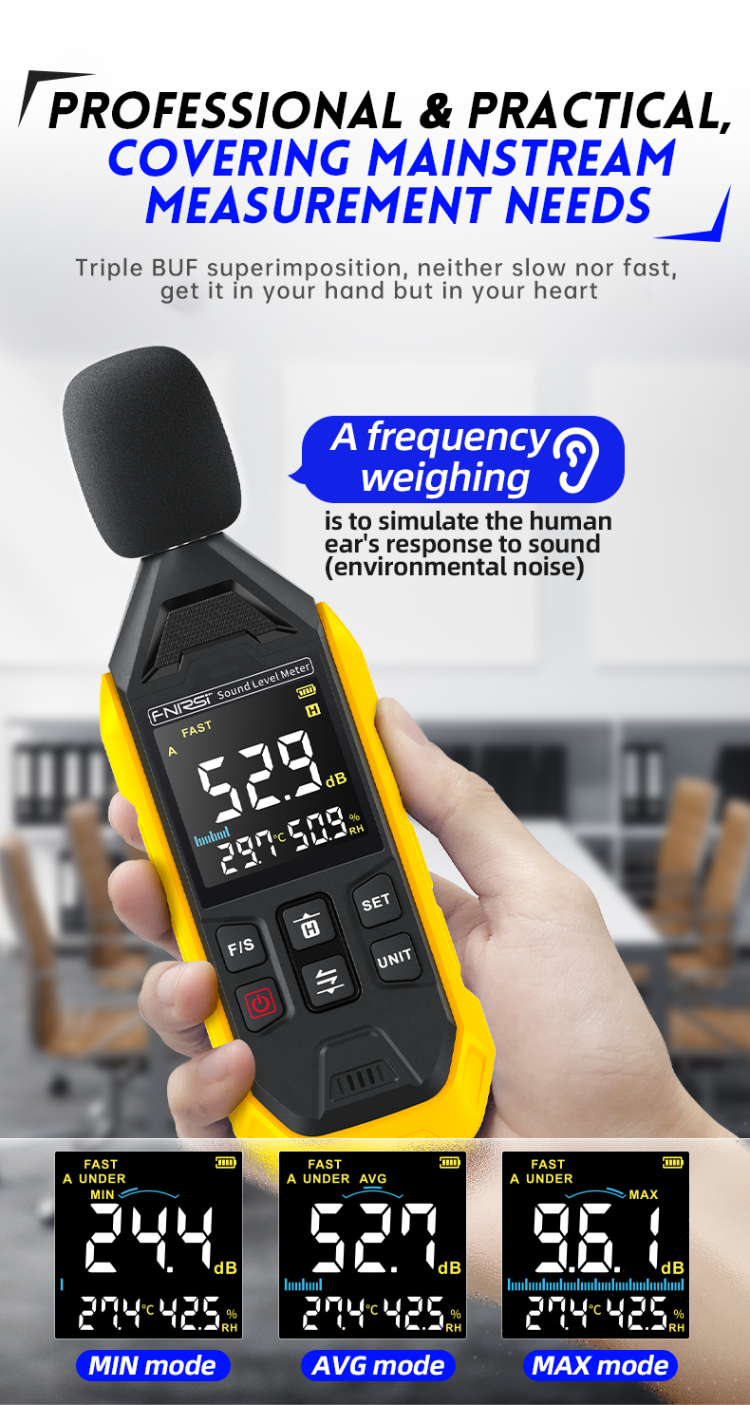 Buy Wholesale China Fnirsi Fdm01 Noise Measuring Instrument Sound Level ...