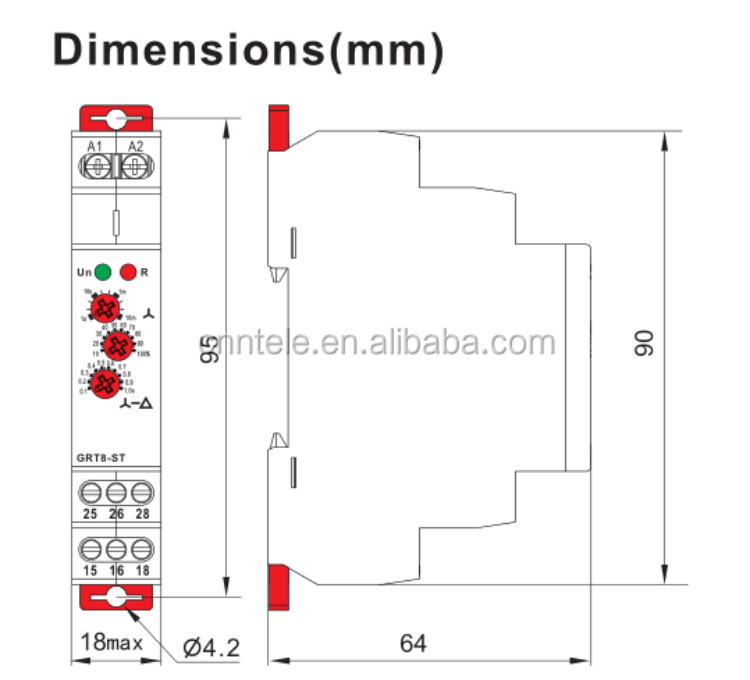 Grt8-st Star Delta Timer Relay - China Wholesale Star Delta Timer Relay ...