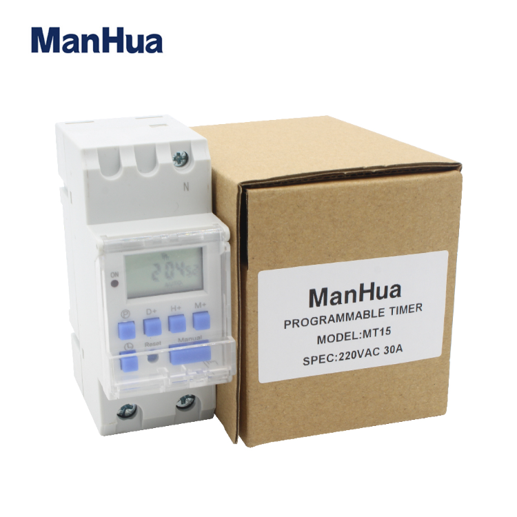 Buy Standard Quality China Wholesale Manhua Mt15 220vac 30a Automatic Timer Switch Time Relay ...