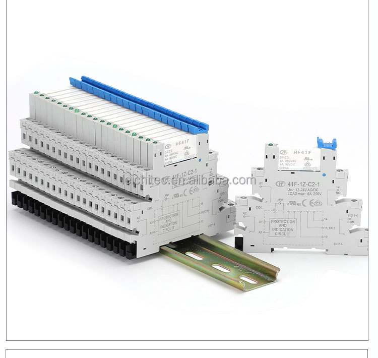 Electromagnetic Utra-thin Slim Relays With Led 6a 12v 5v 24v Relay ...