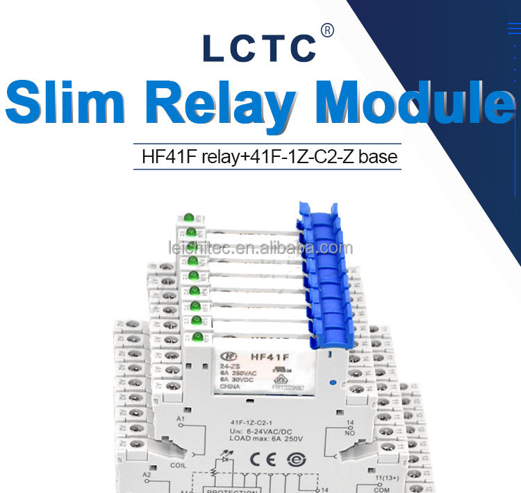 Electromagnetic Utra-thin Slim Relays With Led 6a 12v 5v 24v Relay ...