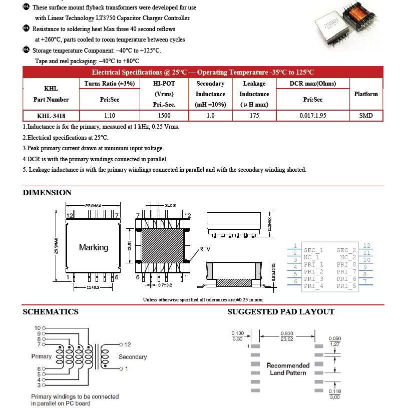 Buy Wholesale China Single Phase 220v To 12v Smd Isolation Transformer Efd15 Efd20 Efd25 Efd30 ...