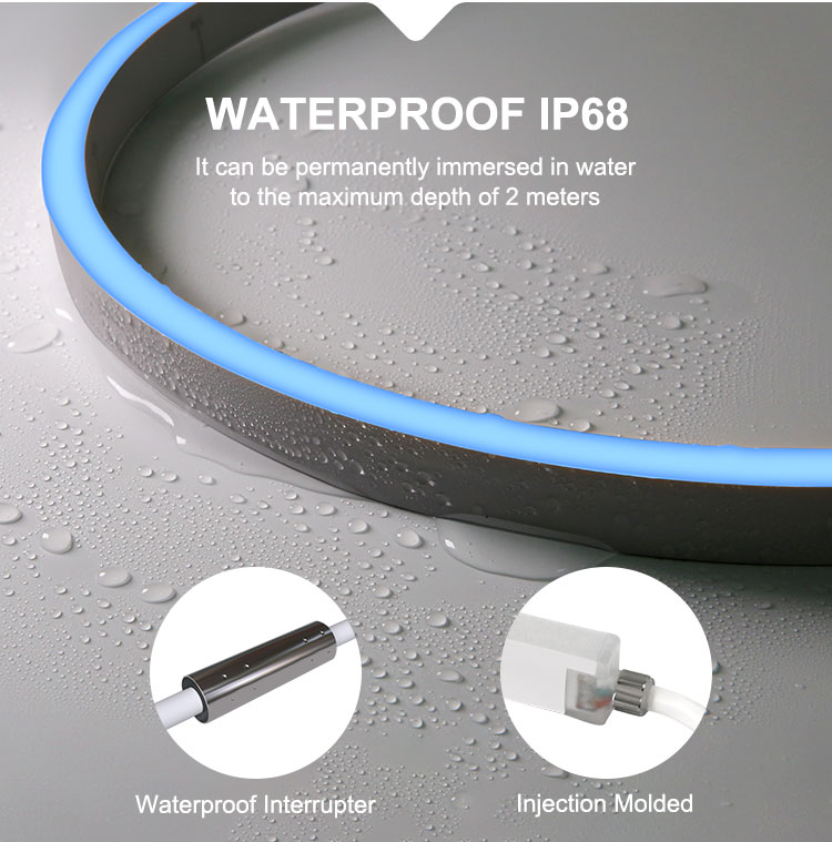 Buy Wholesale China Flexible Neon Light 12v 24v Waterproof Ip68 5050 ...