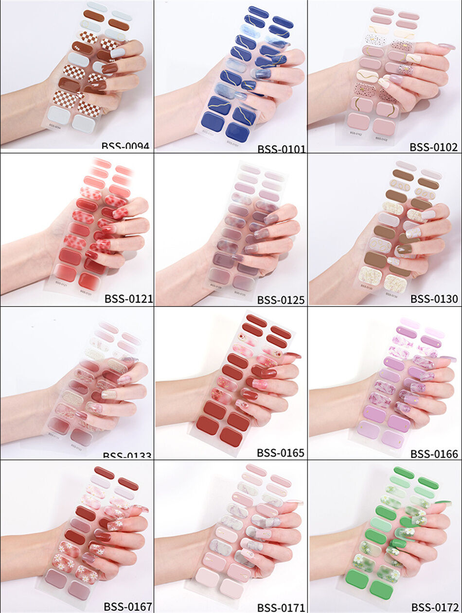 Buy Wholesale China Gel Nail Sticker Bronzing Uv Nail Oil Glue Semi ...