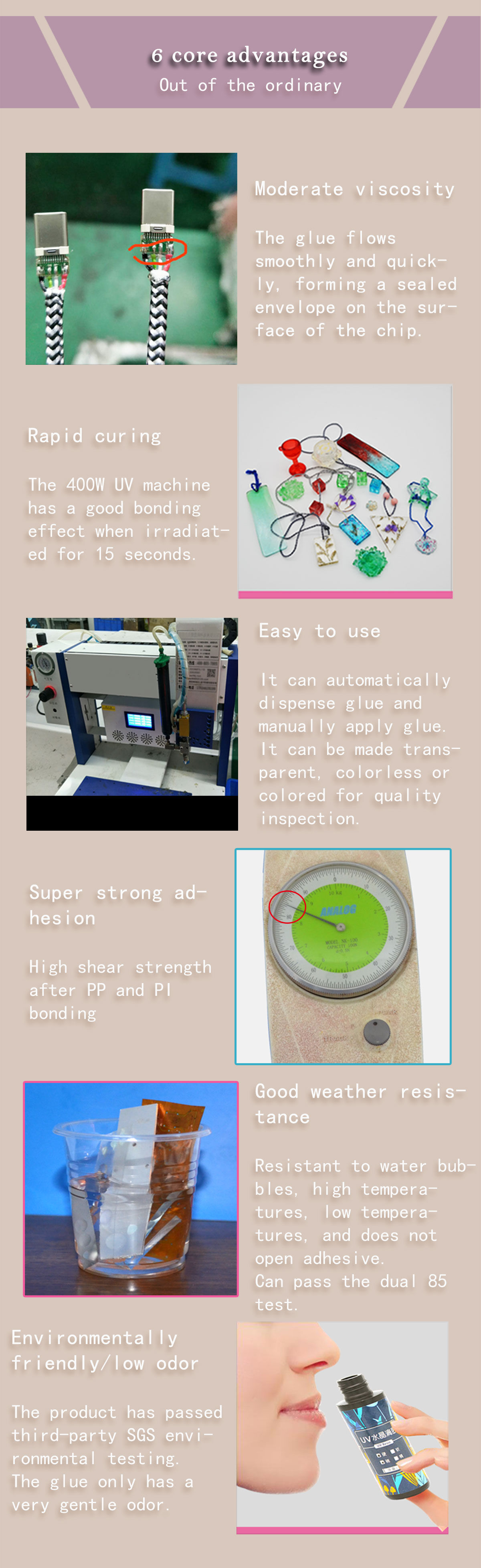 Buy Wholesale China Pp Polypropylene Pi Special Uv Adhesive Plastic ...