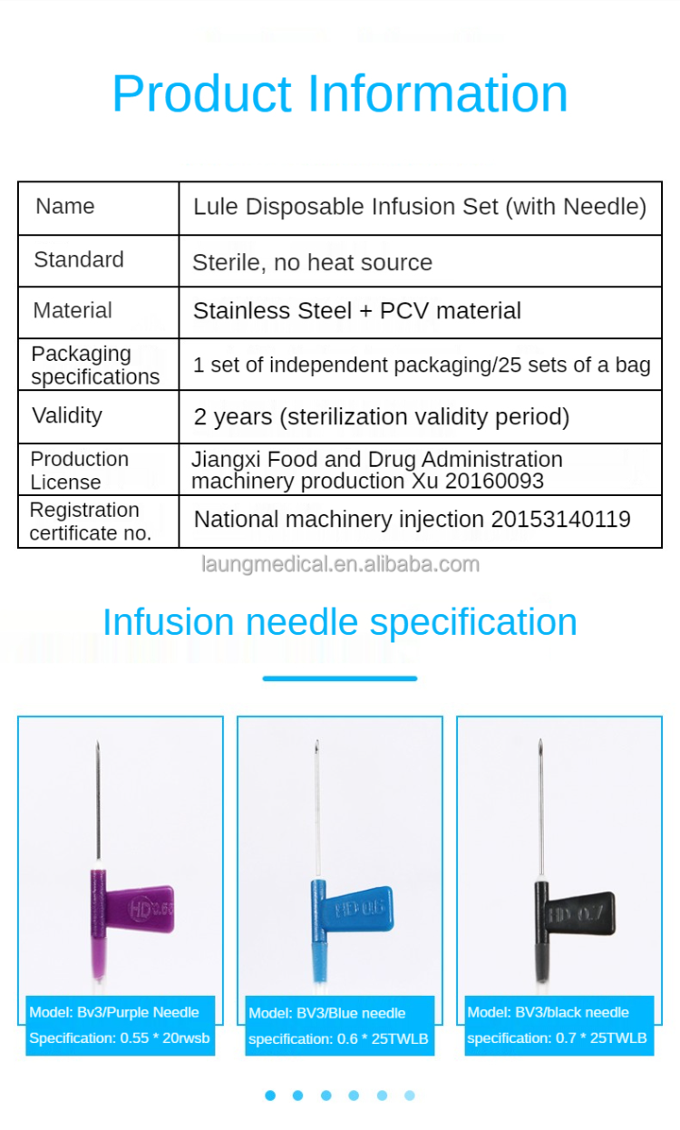 Medical Consumables Disposable Infusion Set Transfusion Set Infusion ...