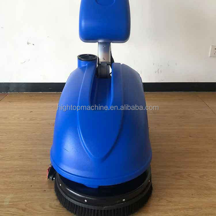 Manual Walk Behind Tile Scrubber Industrial Electric Battery Floor ...