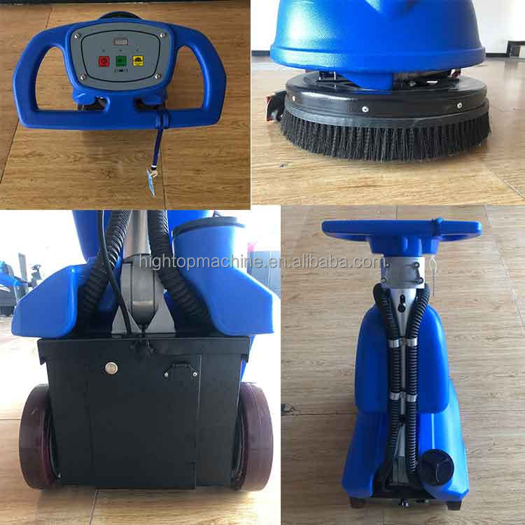 Manual Walk Behind Tile Scrubber Industrial Electric Battery Floor ...
