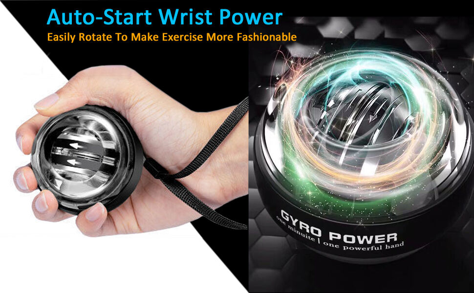 Buy Wholesale China Led Lights Wrist Trainer Gyro Ball Auto-start Power ...