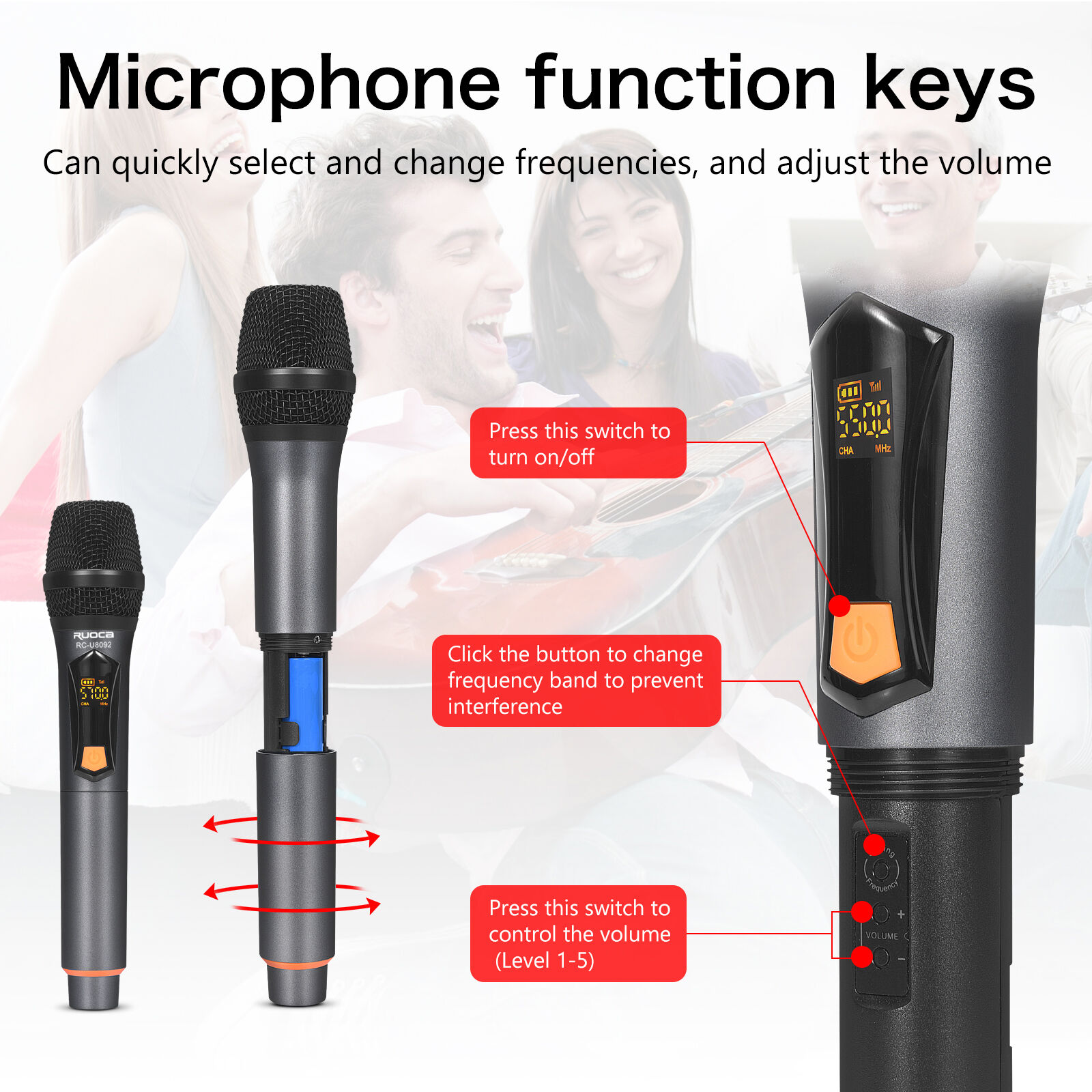 Bulk Buy China Wholesale Min Receiver Uhf Wireless Microphone Cordless ...
