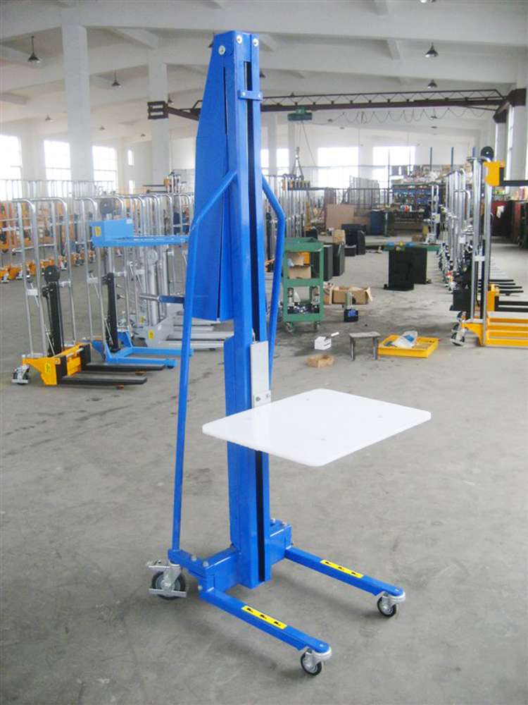 M200 Hand Operated Lifter Manual Mini Stacker Hand Winch Stacker ...