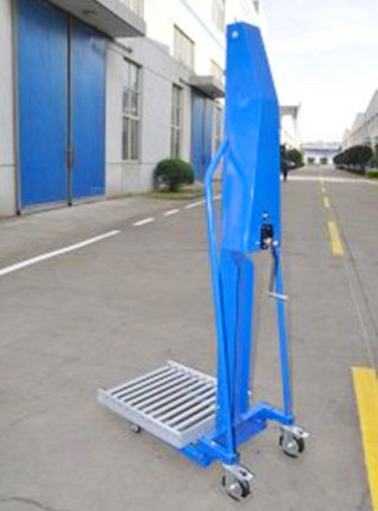 M200 Hand Operated Lifter Manual Mini Stacker Hand Winch Stacker ...