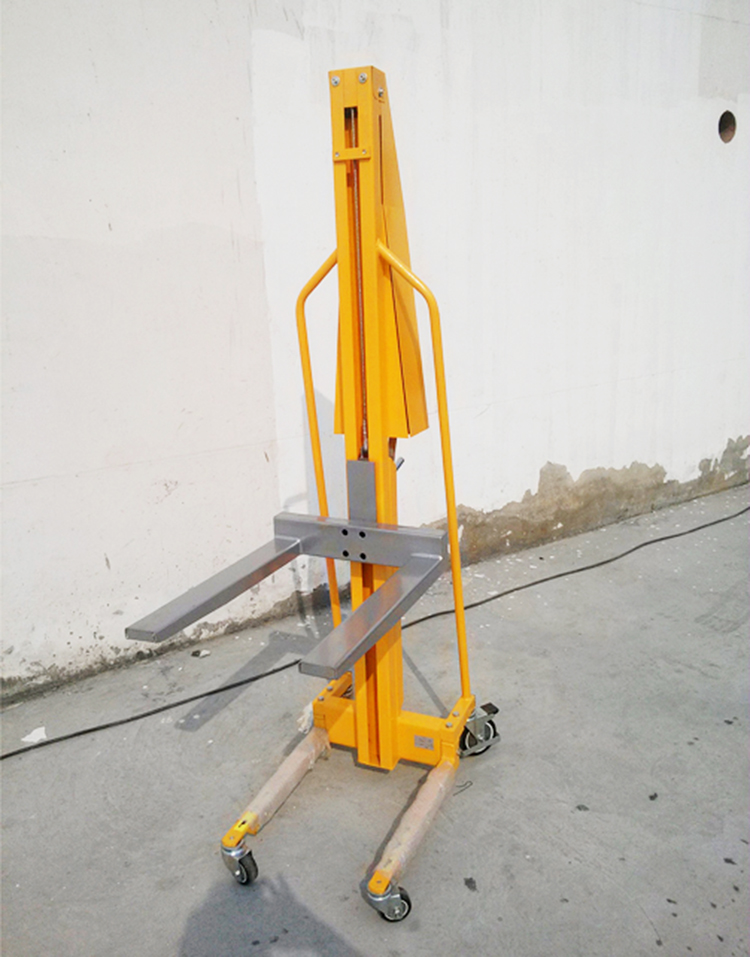 M200 Hand Operated Lifter Manual Mini Stacker Hand Winch Stacker ...