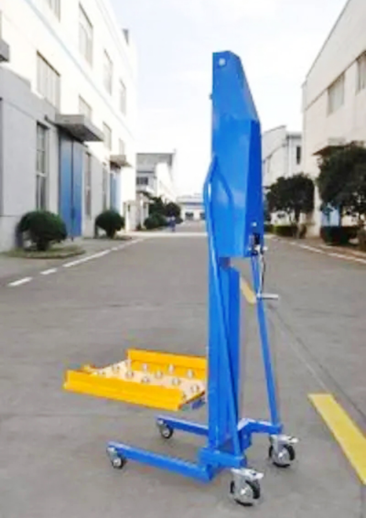 M200 Hand Operated Lifter Manual Mini Stacker Hand Winch Stacker ...