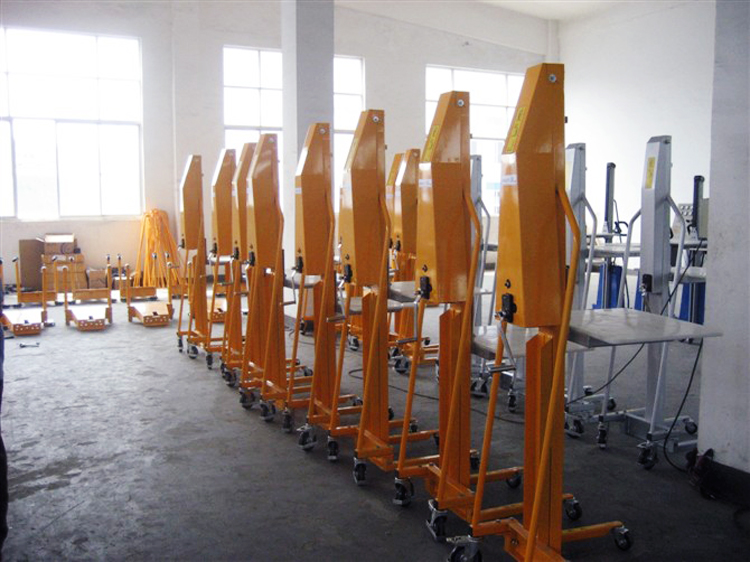 M200 Hand Operated Lifter Manual Mini Stacker Hand Winch Stacker ...