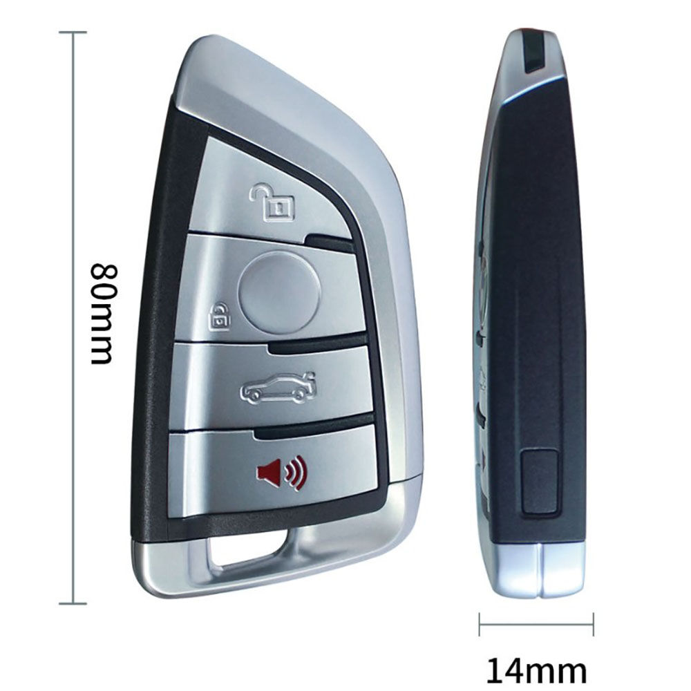 Buy Wholesale China 433mhz Wireless Car Smart Key Metal Remote Control ...