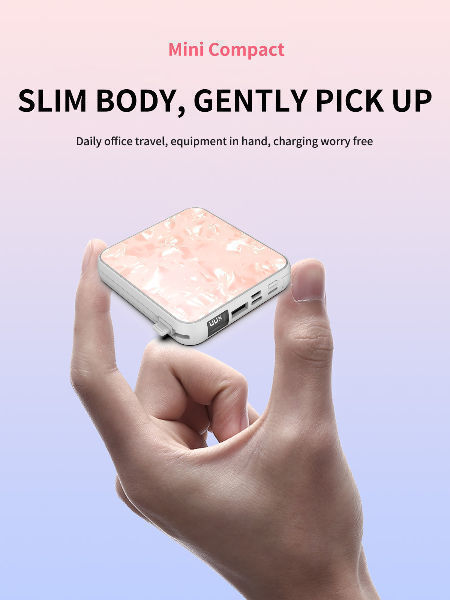 Buy Wholesale China Custom Size Small Pocket Power Banks Led Marble ...