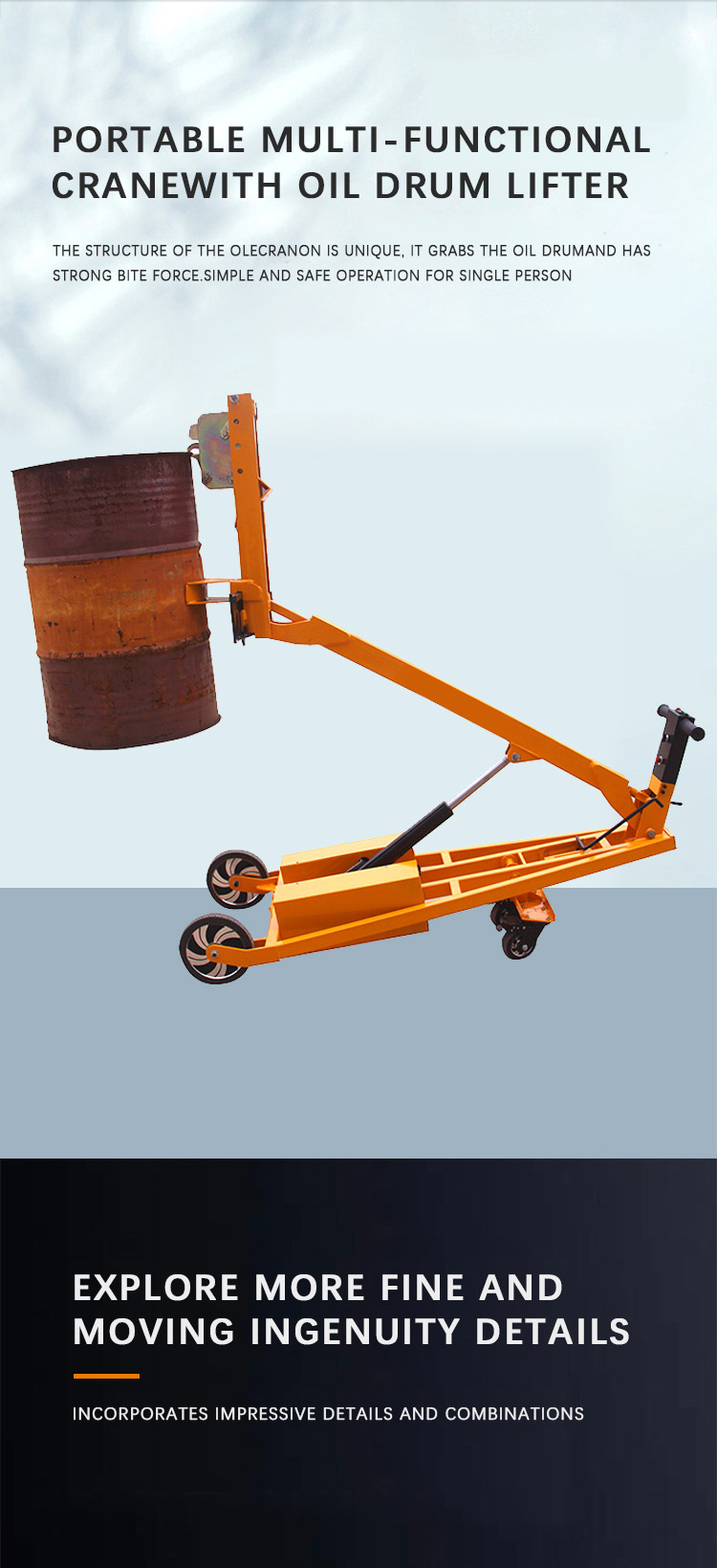 Bulk Buy China Wholesale Dhhy Hand Manual Reach Stacker Electric Small ...