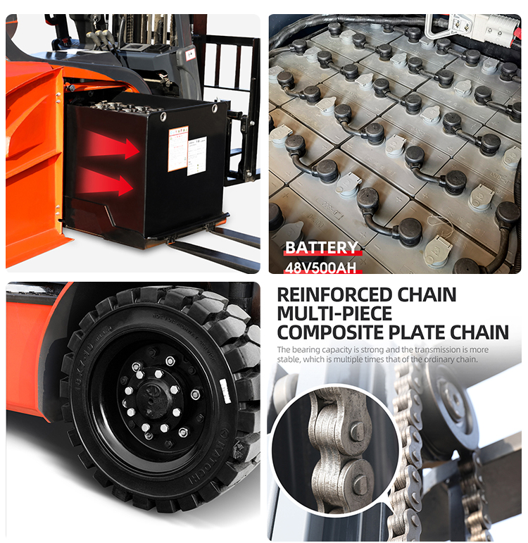 Buy China Wholesale New Arrival Battery Electronic Forklift Trucks 3ton ...