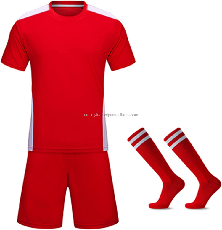 Buy Wholesale Pakistan Red Soccer Uniform Set With Socks Custom Design ...