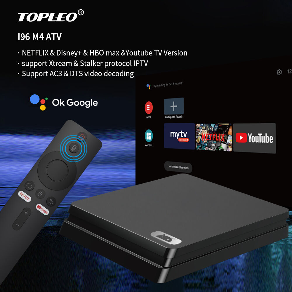 Compre Topleo Atv Versión Tv Box Internet Dual Wifi 2gb 16gb Smart Tv Caja Android 10,0 Atv Caja ...