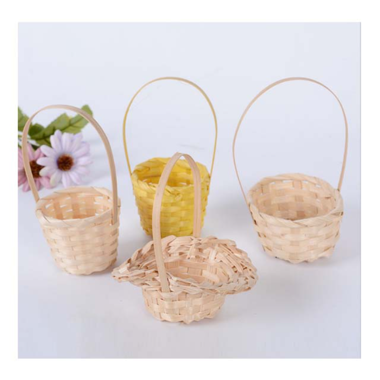 Buy Wholesale Vietnam Bamboo Basket With Handles Colored Bamboo Eco ...