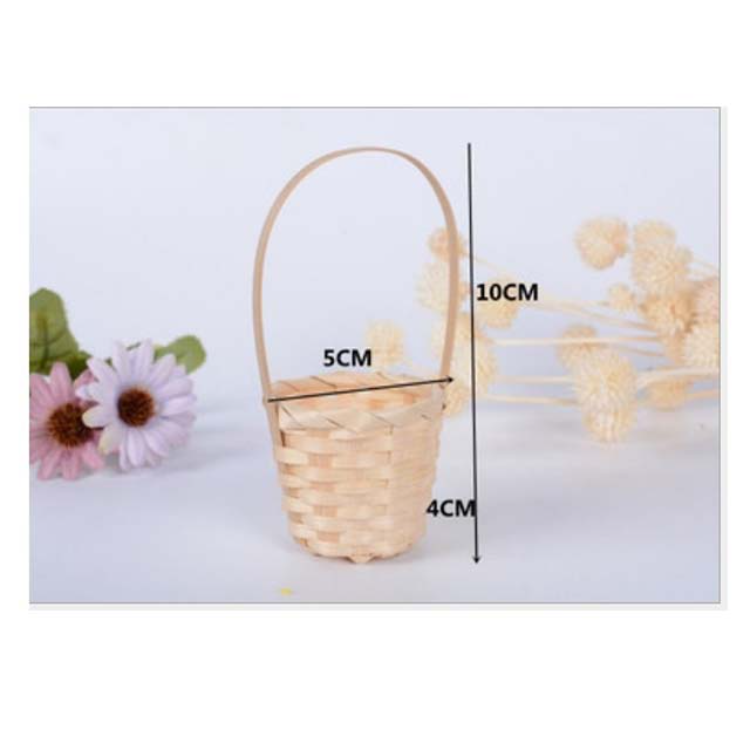 Buy Wholesale Vietnam Bamboo Basket With Handles Colored Bamboo Eco ...