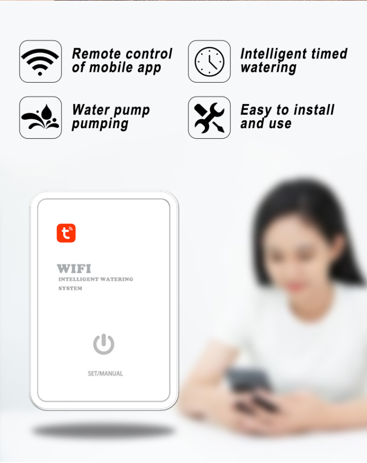 Adjustable Water Droplets 200 Kpa Automatic Tuya Smart Water Irrigation ...