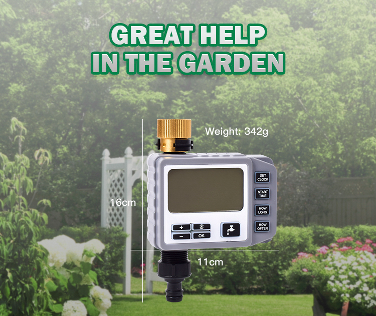 Boxi Plastic Auto Timer Sprinkler Flower Watering Digital Water Timer ...