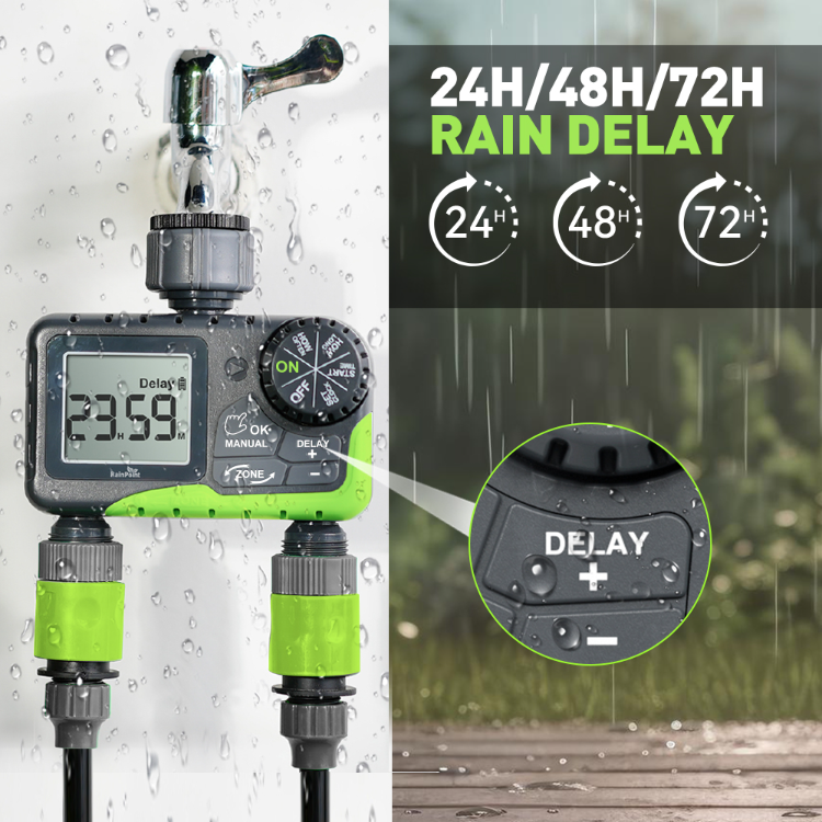 Buy Wholesale China Rainpoint 2-zone Digital Water Timer For Garden New ...