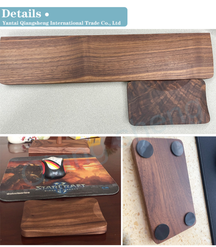 Buy China Wholesale Natural Wood Mouse Hand Rest Support Wooden ...