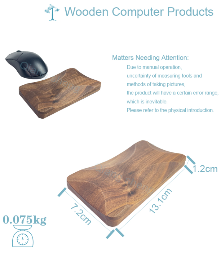 Buy China Wholesale Natural Wood Mouse Hand Rest Support Wooden ...