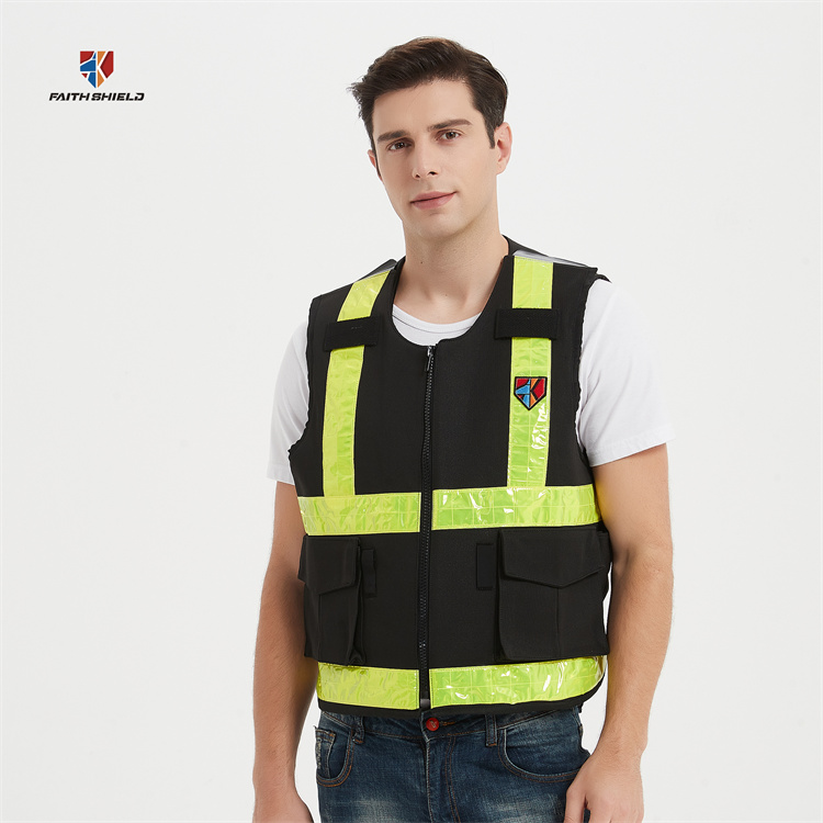 Outdoor Work Safety Reflective Warning Coveralls Anti-cut Stab Proof ...