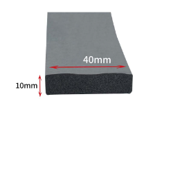 Customization Support Various Sizes Of Rubber Mats Epdm Foamed Curve ...
