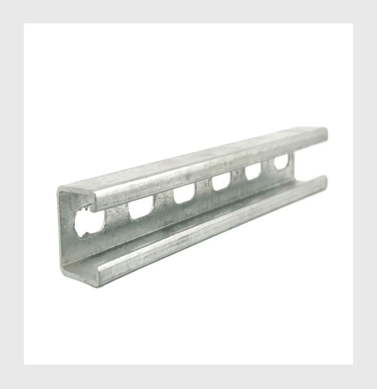 Riel Strut China Pregalvanized Perforated Carbon Steel C-channel ...