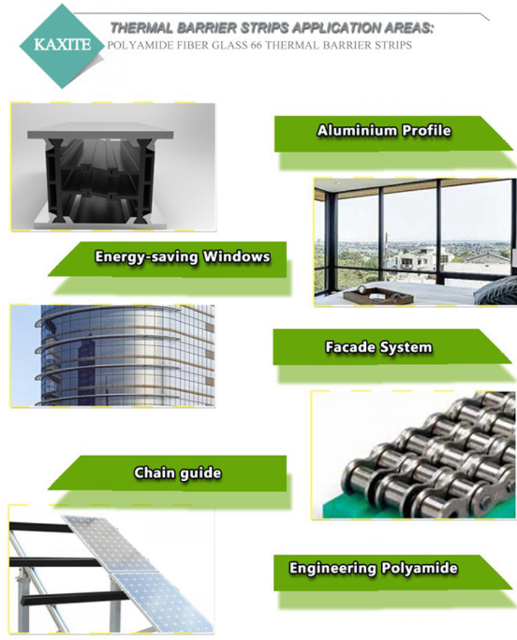 Kxt-ct24-4 Glass Fibre Reinforced Thermal Barrier Polyamide Strut For ...