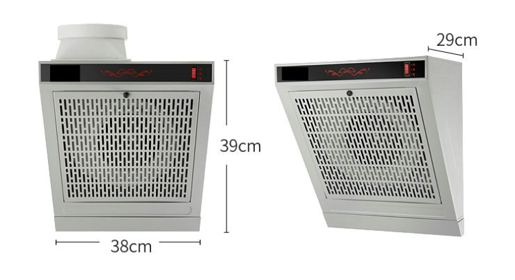 Portable Kitchen Exhaust Fan Small Hood Mini Mute Pipe Strong Single ...