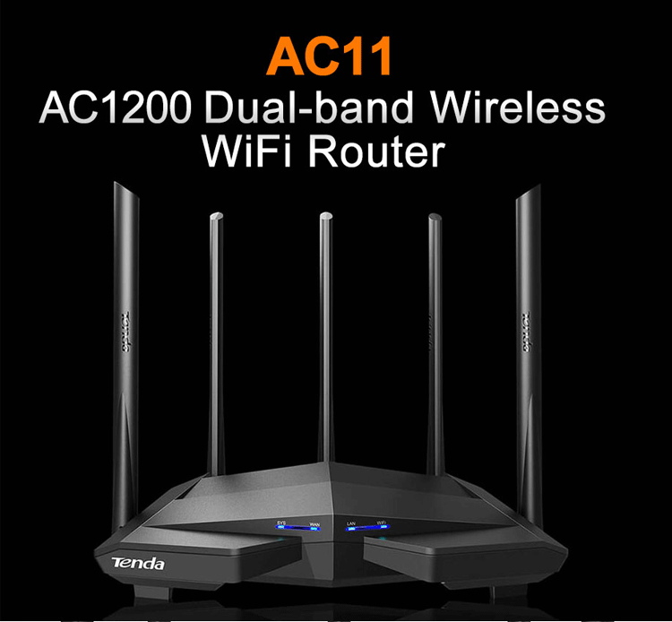 Buy China Wholesale New Tenda Ac11 Gigabit Dual-band Ac1200 Wireless ...