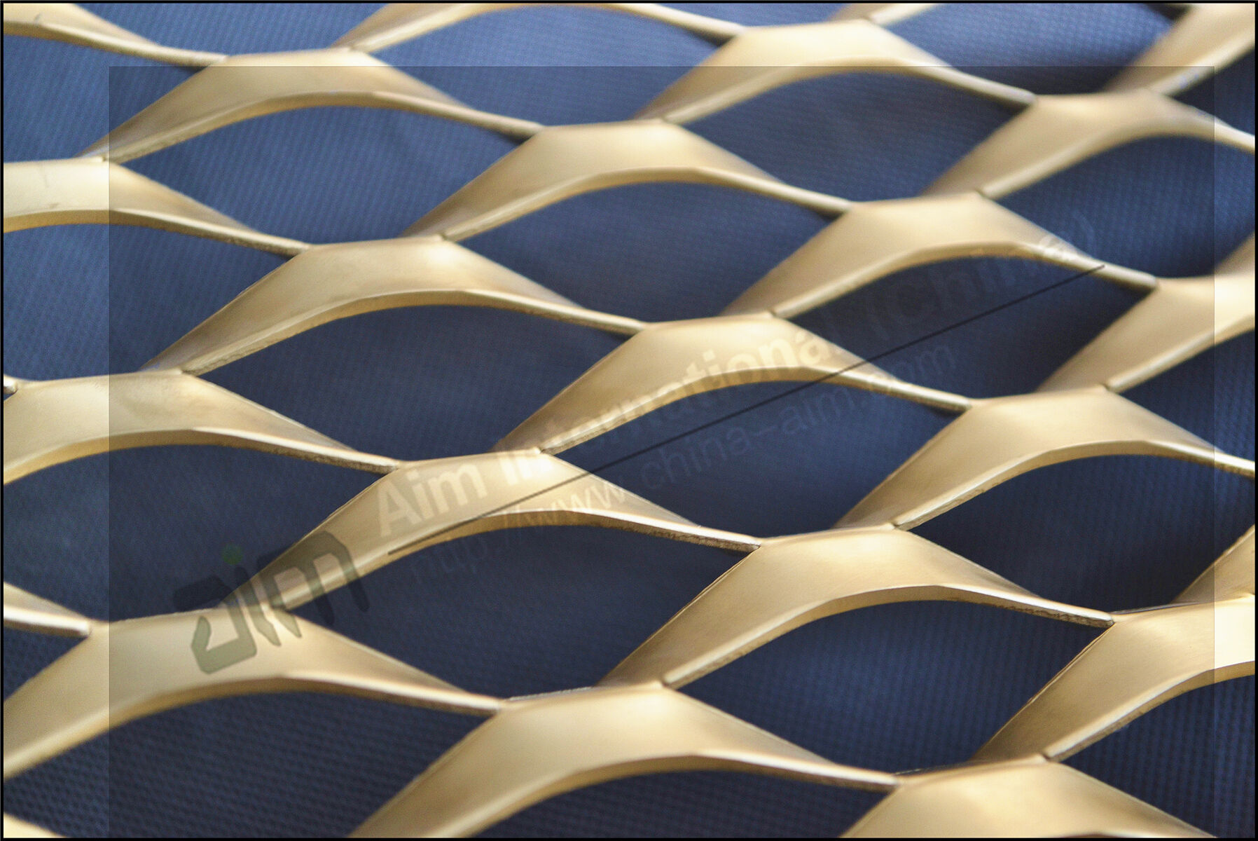 Buy Wholesale China White Aluminum Decorated Expanded Metal Mesh Sheet ...