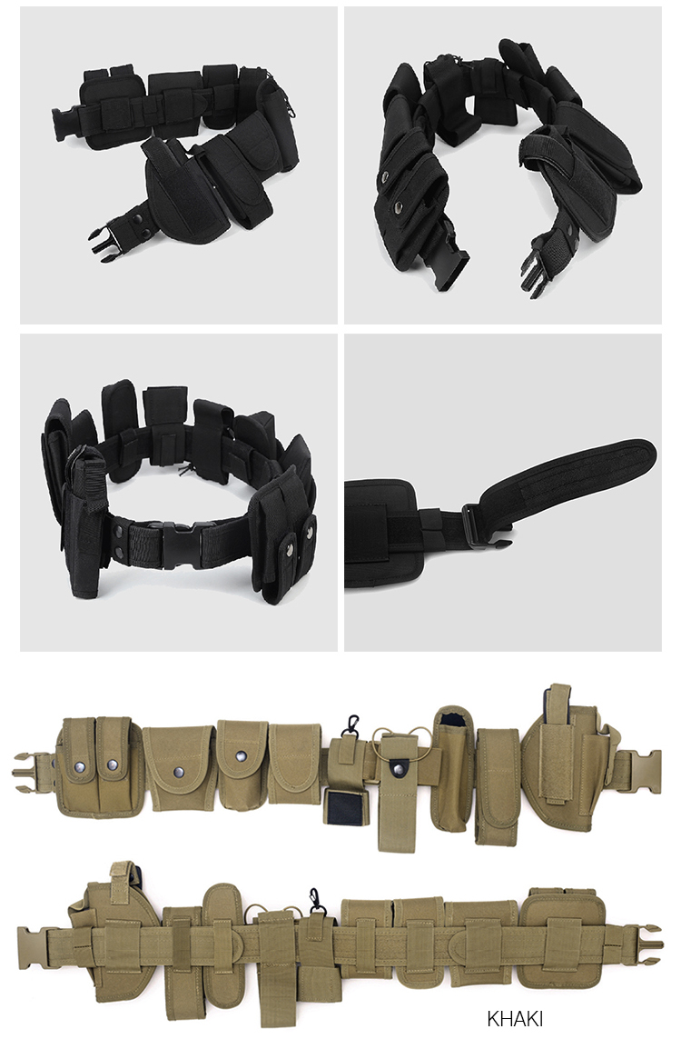 600d Cordura Nylon Combat Tactical Belt Molle System Belt Padded Mesh ...