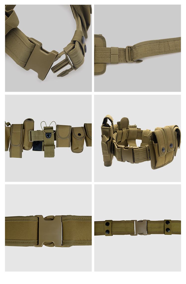 600d Cordura Nylon Combat Tactical Belt Molle System Belt Padded Mesh ...