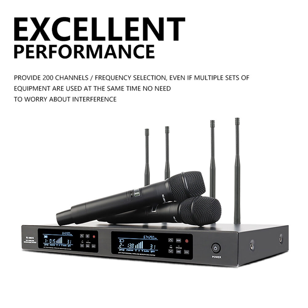 Buy Wholesale China New Design Professional Wireless Vocal Mic Set 2 ...