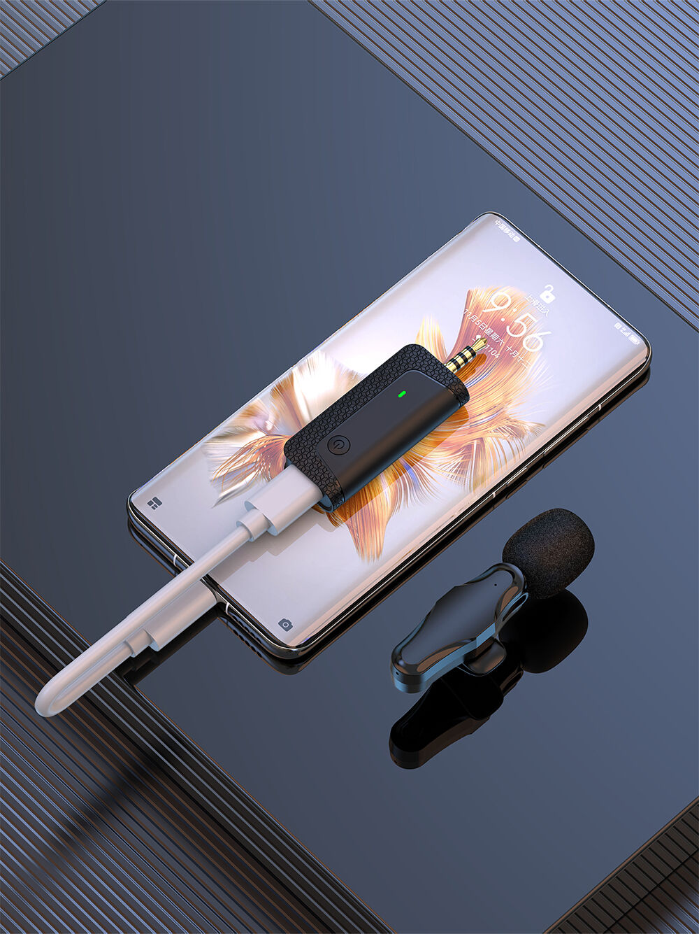 Buy Wholesale China Microphone Lavalier Portable Audio Video With ...