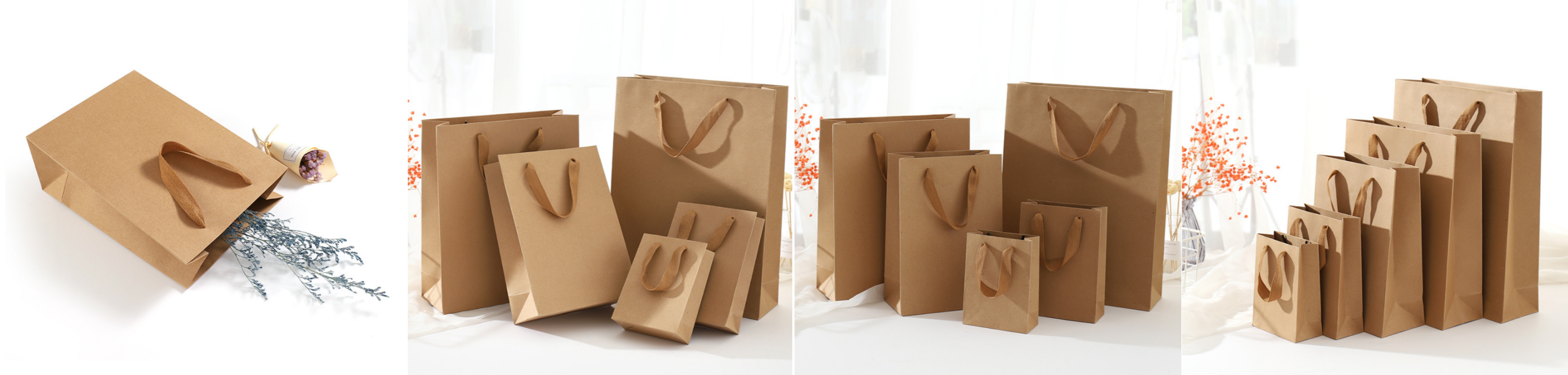 Buy Wholesale China Greaseproof Disposable Kraft Paper Bags Food ...