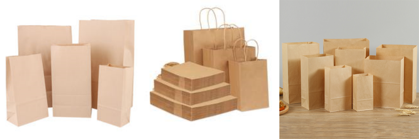Buy Wholesale China Greaseproof Disposable Kraft Paper Bags Food ...